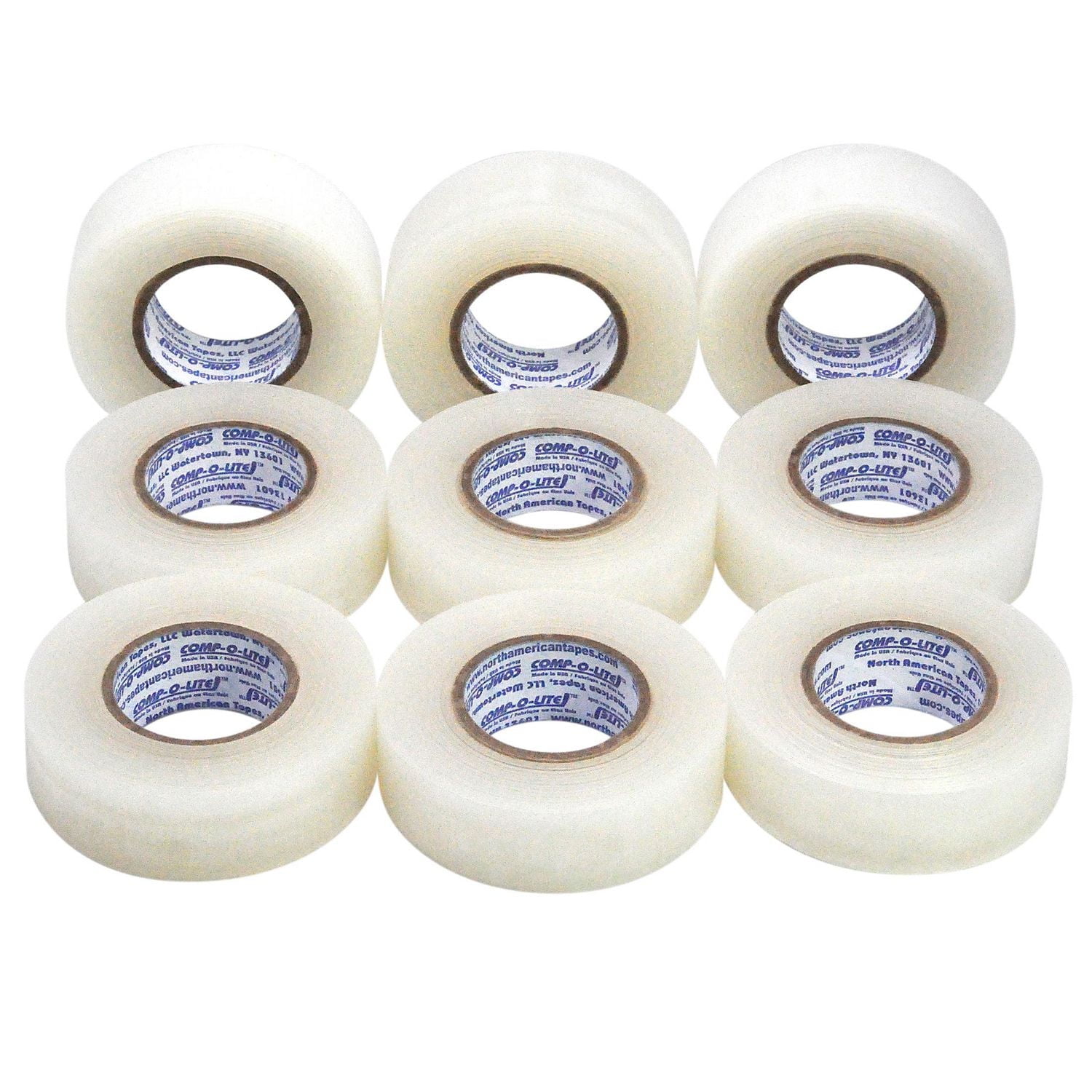 Click here for Comp-O-Lite Clear Shin Pad Tape 24mm X 18m Pack Of... prices