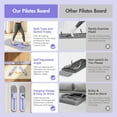 IAMSTECH Rican Pilates Reformer Board, Portable Ab Machine, Full Body ...