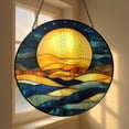 Decorative Window Art – Round Night Sky Glass Design - Walmart.com
