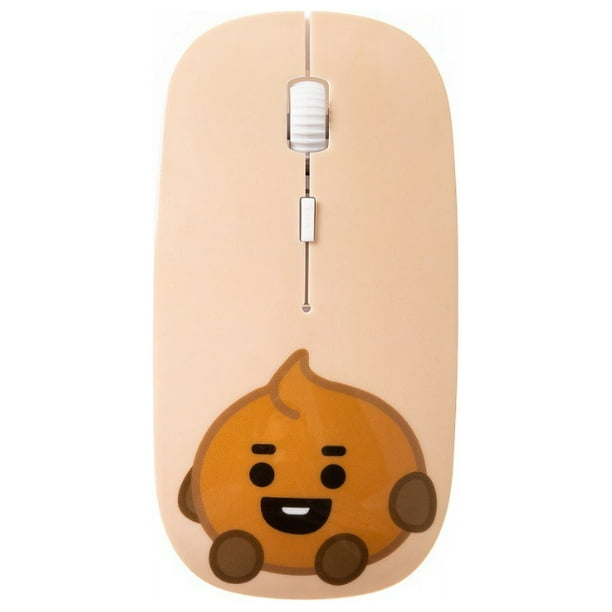 Mouse inalámbrico con Bluetooth Silencioso/Bts Bt21 Para Notebook/Pc ...