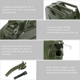 Zimtown 10L Portable Jerry Can, Gasoline Gas Jug Fuel Container ...