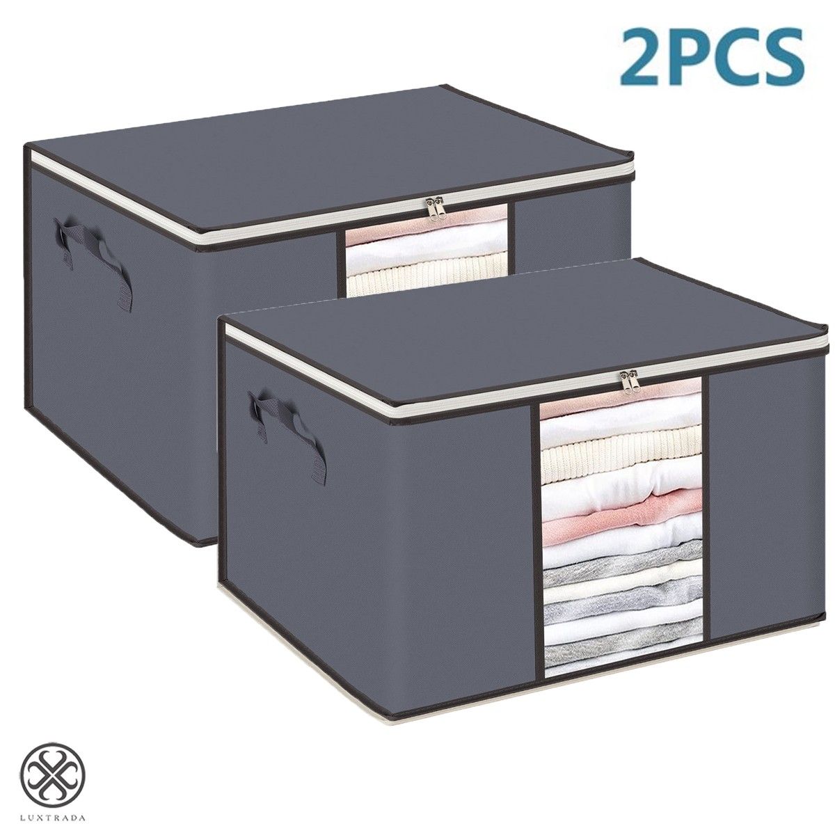 Luxtrada 1/2pcs Foldable Storage Bag Organizers, Waterproof Anti-Mold ...