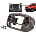 1Set Center Dash Radio Surround Bezel Trim Panel Fit for 2000-2003 Ford ...