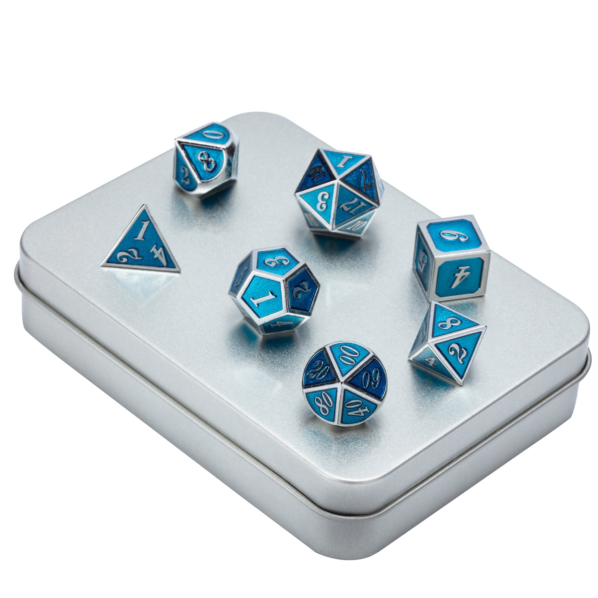 Youloveit 7 Die Polyhedral Dice Set Game Dungeons And Dragons Polyhedral Multi Sided Dice With