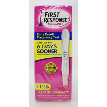 FIRST RESPONSE Rapid Result: Early Detection Pregnancy Test with High ...