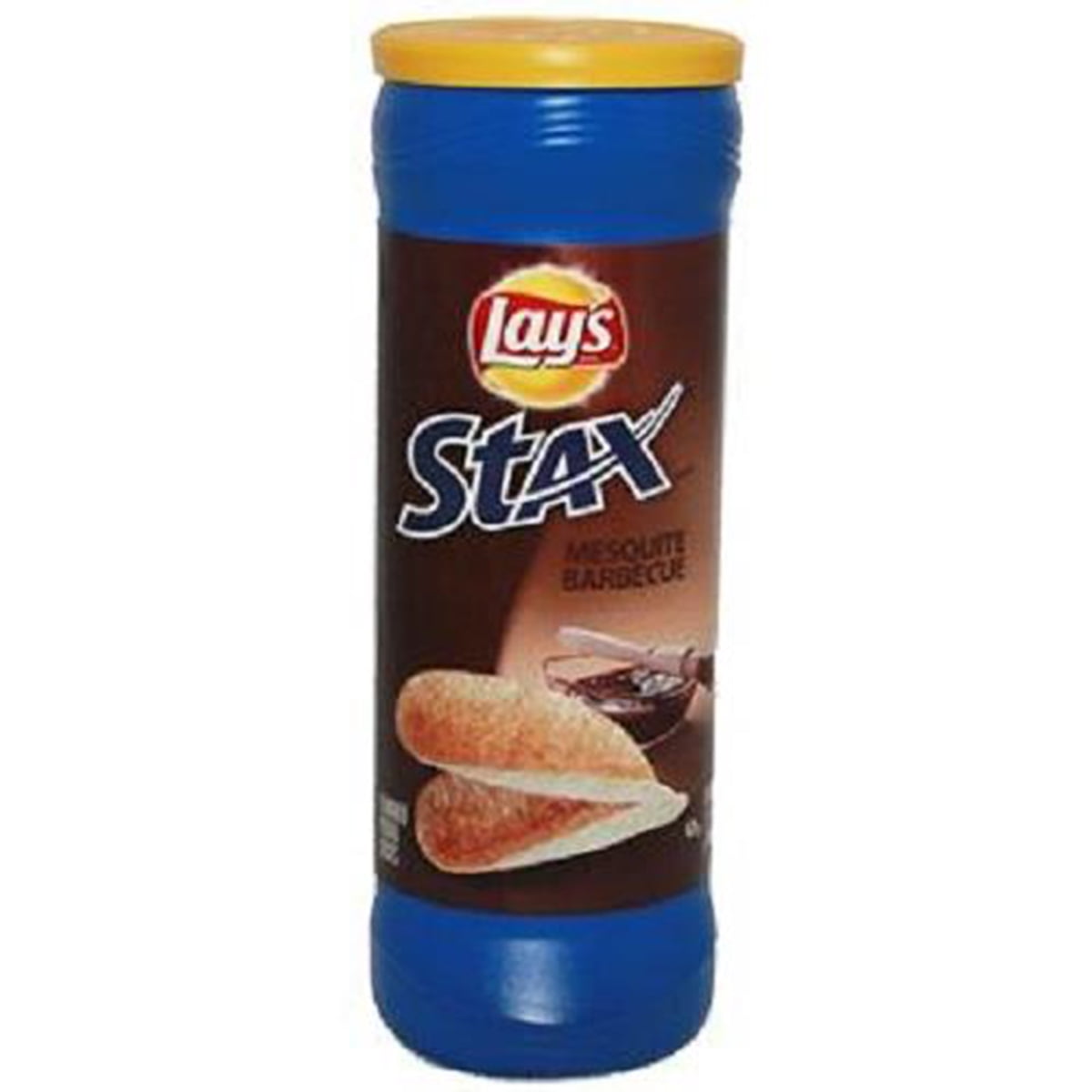 Product Of Lays Stax, Mesquite Barbecue, Count 1 - Chips / Grab ...