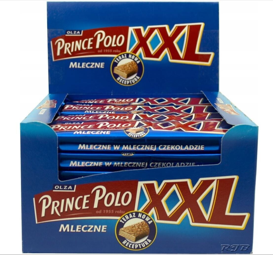 Olza Prince Polo XXL Mleczne Chocolate Covered Wafers with Milk ...