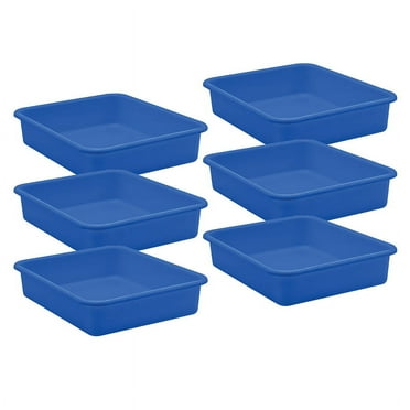 Teacher Created Resources Blue Large Plastic Letter Tray, Pack of 6 ...