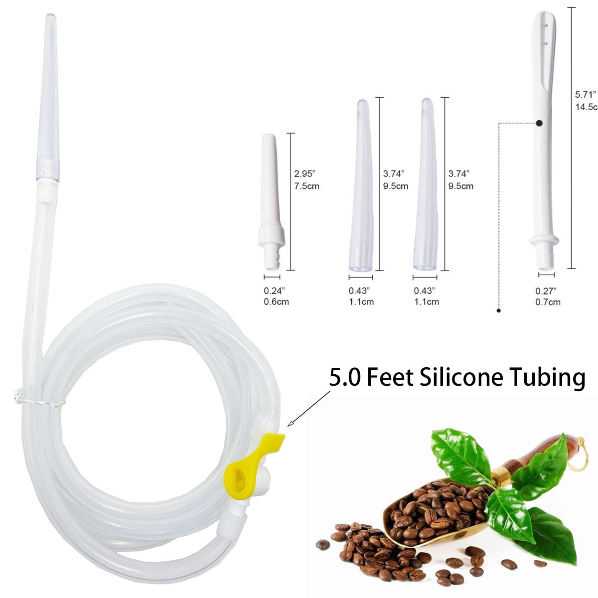 Smokitcen Enema Kit – 2L Enema Bag for Colon Detox Cleanse Enemas