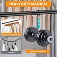 Adjustable Closet Rod - 17 to 84 Inch Heavy Duty Tension Rod for ...