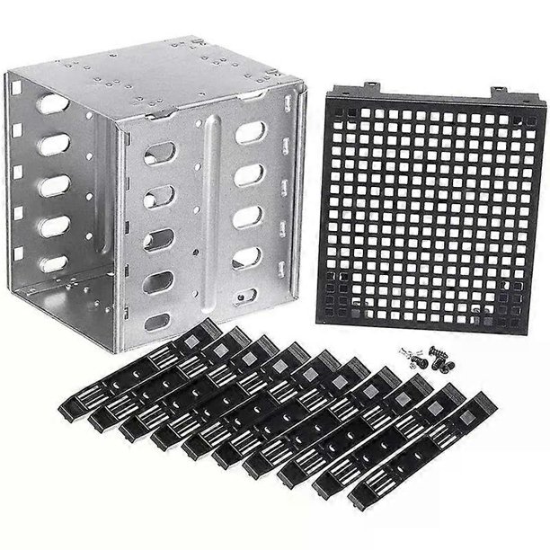 525 Inch To 5 X 35; SATA SAS HDD Cage Rack Hard Drive Disk Enclosure ...