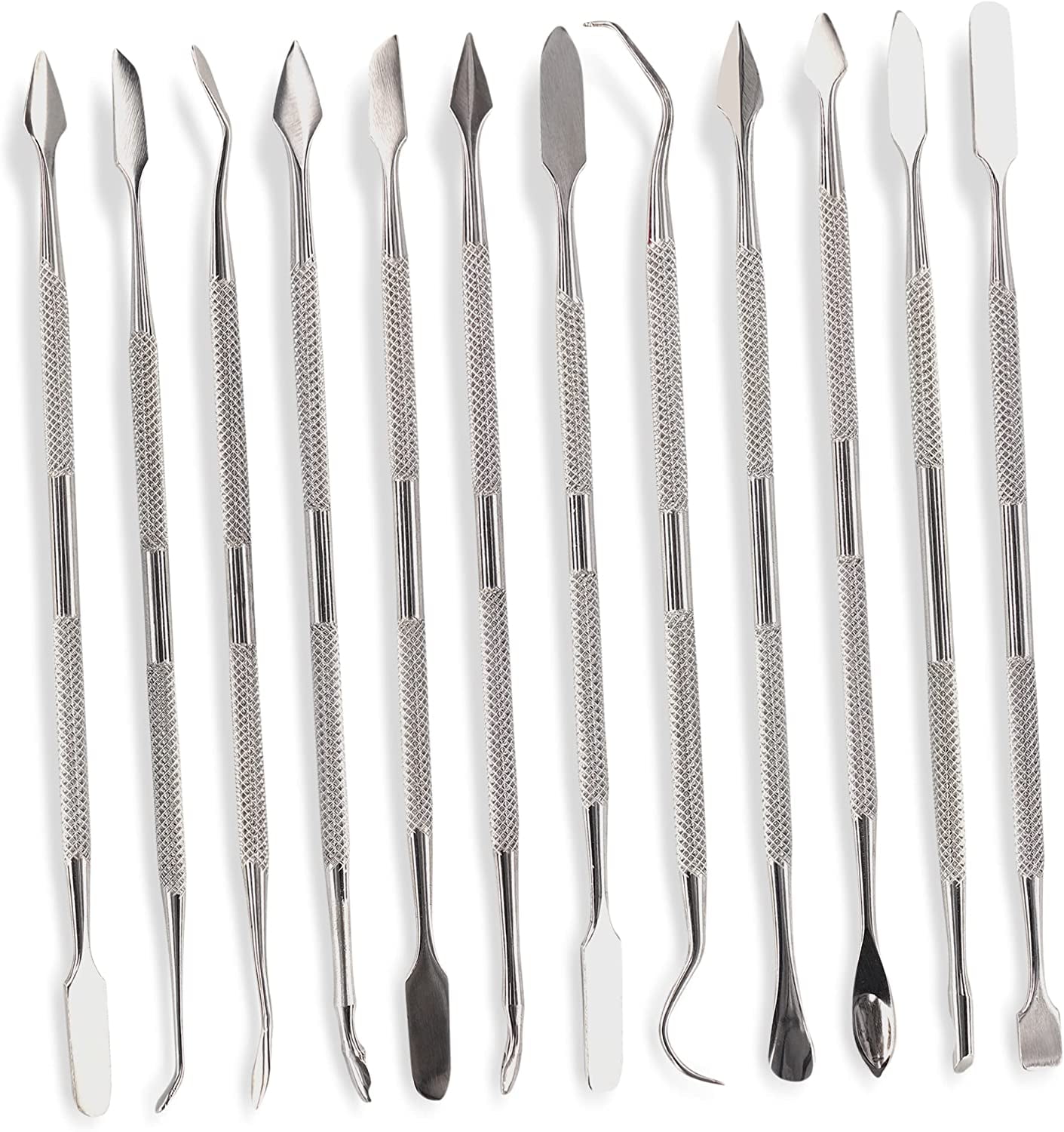 Wax Carvers 12-Piece Premium Stainless Steel Tools Sculpting Wood Clay Carving Cheap good goods ...
