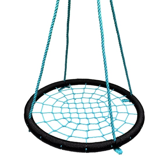 SkyBound 40-Inch Net Tree Swing, Large, Black and Blue - Walmart.com