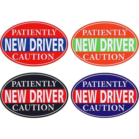 4 Pieces New Driver Magnet Car Magnet Be Patient and Caution Vehicle ...