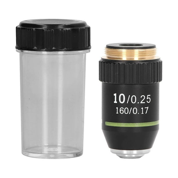 Microscope Lens Achromatic Objective 10X 20.2mm Interface Accessory for ...