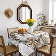 Abstract Owl Bird on Tree Branch Table Cloth 54x54in, Waterproof Square ...