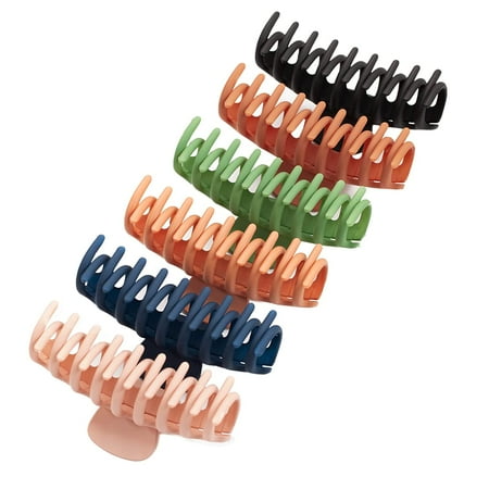 Non-slip Hair Claw Clips with interlocking teeth design for party,gym ...