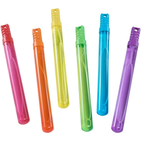 Play Day 6-Piece Assorted Color Bubble Sticks, 5 fl. oz. Each - Walmart.com