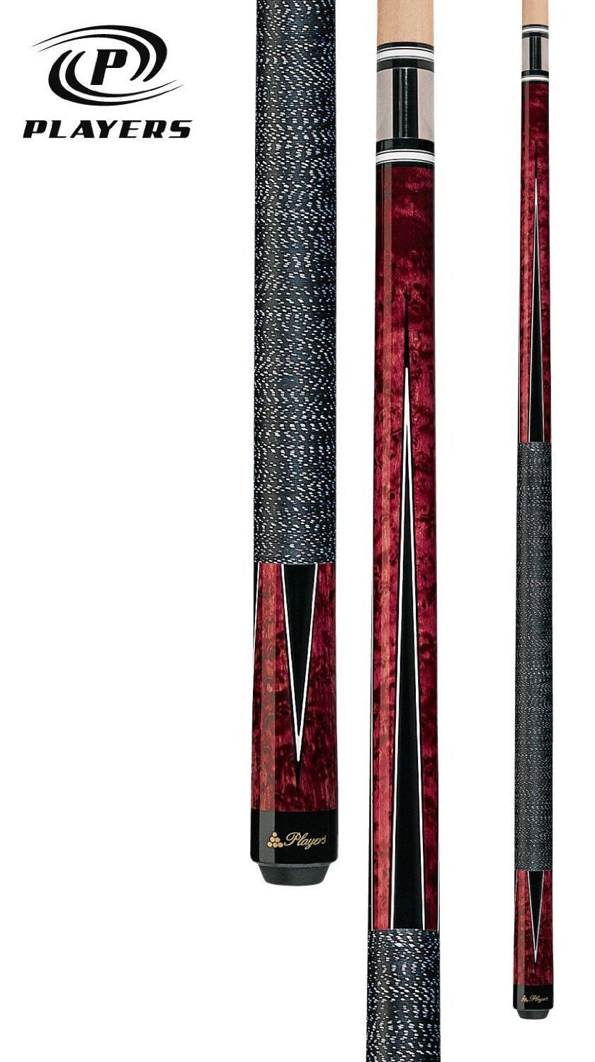 Players G-1001 Pool Cue Stick - Midnight Black - 18 19 20 21 oz ...