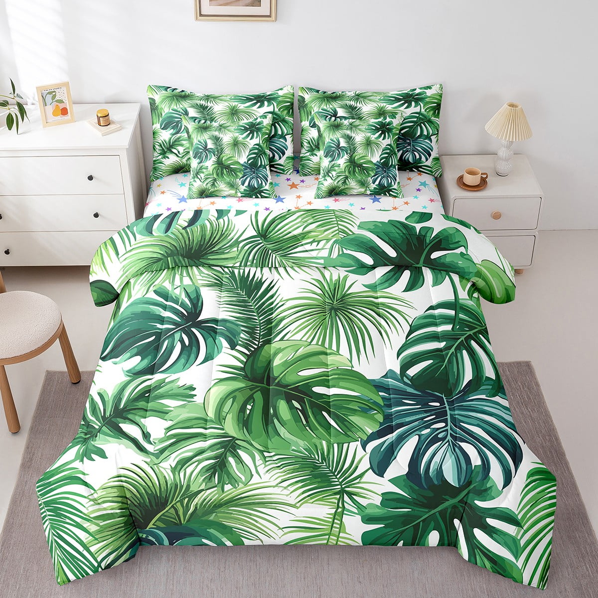 Click here for Erosebridal Botanical Plant Bedding Queen Size tro... prices