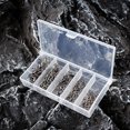 awjaisca 50Pcs Fishing Connector Gear Set Stainless Steel Pins 360 ...