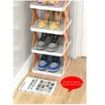 Topboutique 6-Tier Vertical Shoe Rack Organizer, Heavy Duty Slim Shelf ...