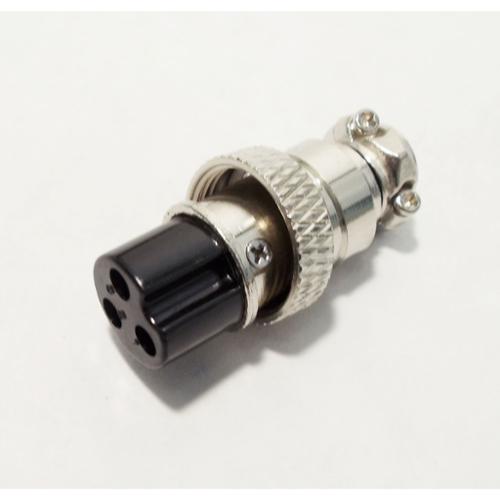 VANCO - 3 PIN FEMALE MICROPHONE CONNECTOR WITH LOCKING RING - Walmart.com