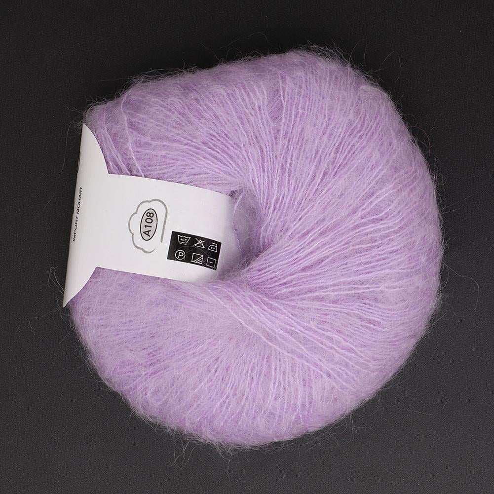 Buy Tebru Popular Soft Mohair Pashm Knit Angora Long Wool Yarn Hot ...