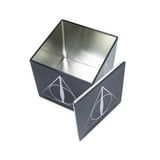 Harry Potter Deathly Hallows Tin Storage Box, 4-Inch Cube Organizer ...