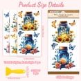 3Pcs PVC Waterproof Decorative Stickers Self Adhesive Decals for ...