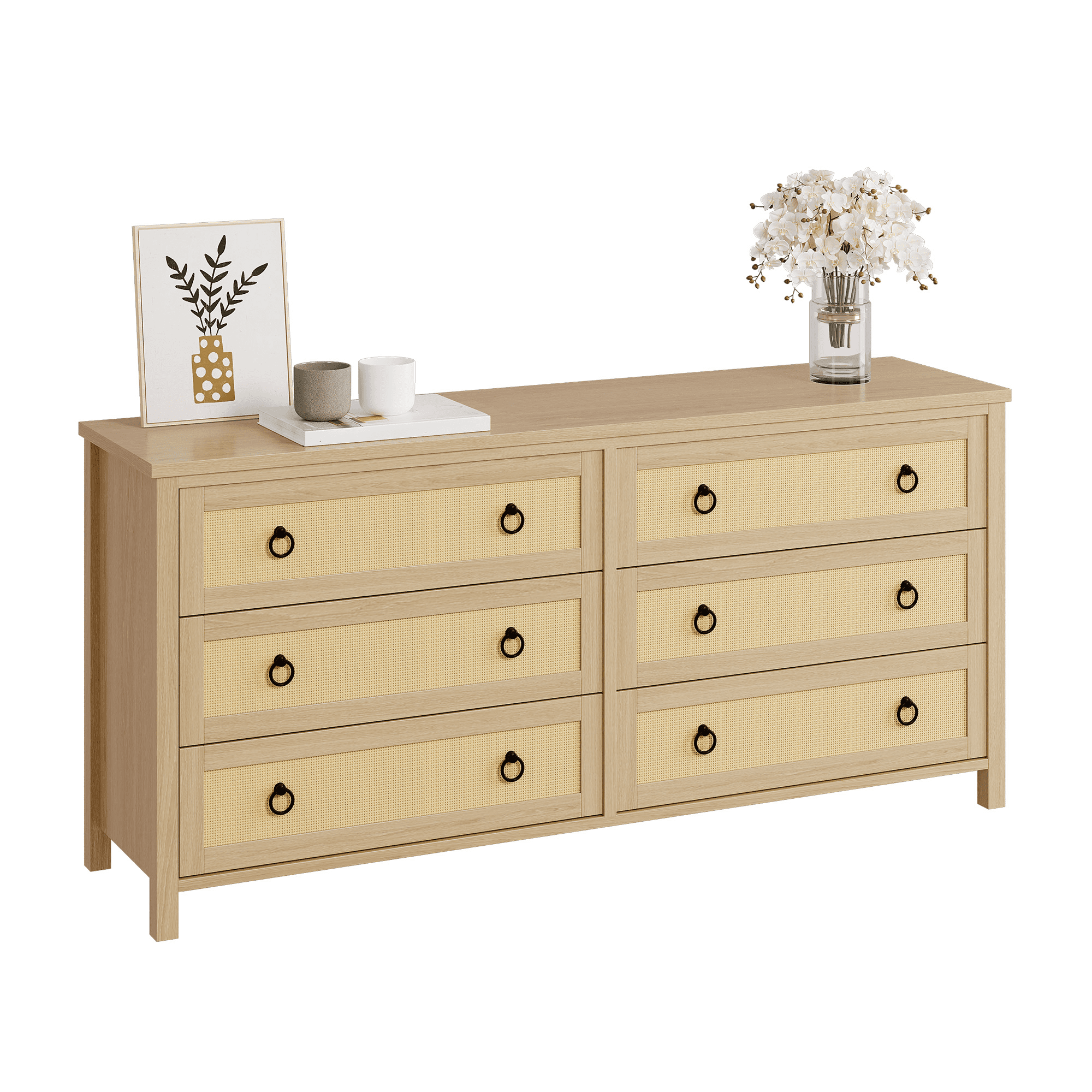 Click here for Cuisinsmart Rattan Dresser For Bedroom  Modern Fre... prices