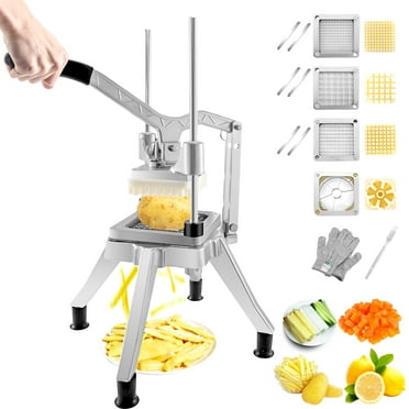 BENTISM Commercial Vegetable Dicer Commercial Chopper w/ 4 Blades ...