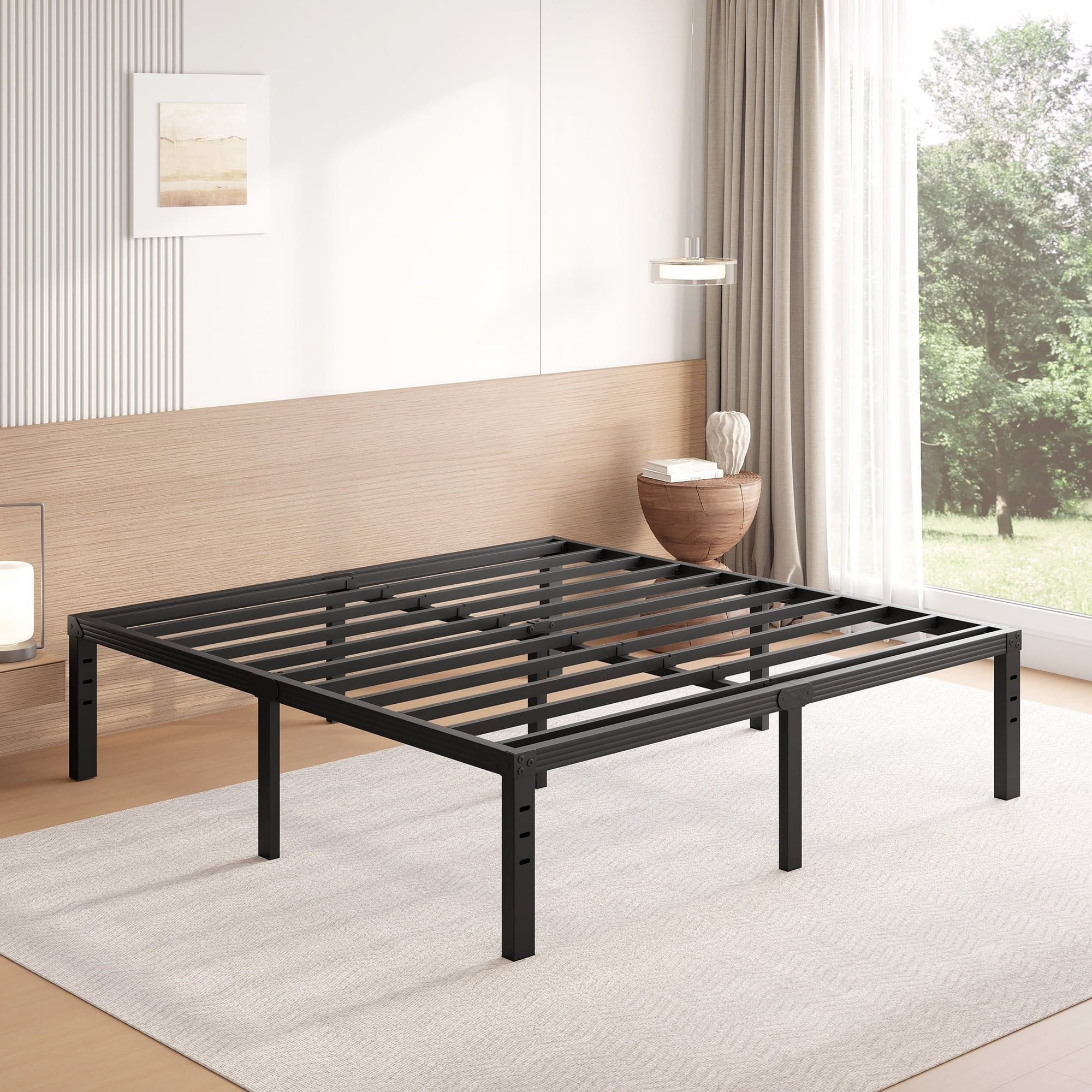 Click here for Fschos 18 Inch King Size Metal Bed Frame  Heavy Du... prices