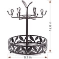 Coffee Mug Holder, Mug Tree Countertop, Rotatable Mug Holder Stand with ...