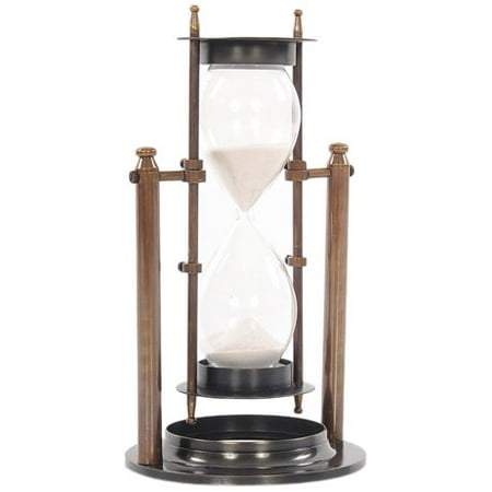 Old Modern Handicrafts Brass Revolving Sand Timer Collectible | Walmart ...