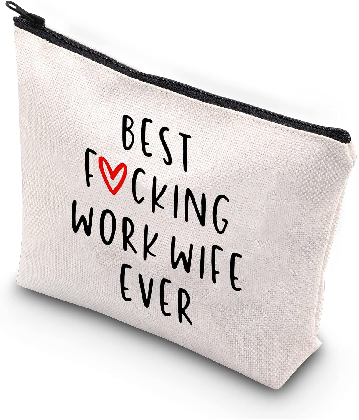 Best Work Wife Ever Gift Work Wife Makeup Bag Funny Coworker Gift ...