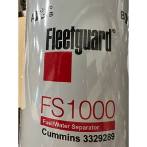 Fleetguard FS1000 Fuel/Water Separator Spin-On, 93.22mm OD, 249.07mm ...