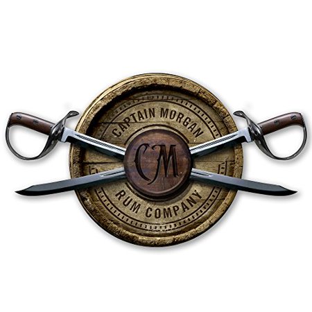 Captain Morgan Rare 3D Swords Wood Wall Art Sign | Walmart Canada