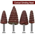 80 Grit Tapered Cone Sandpaper Flap Wheels for Grinding and Polishing ...