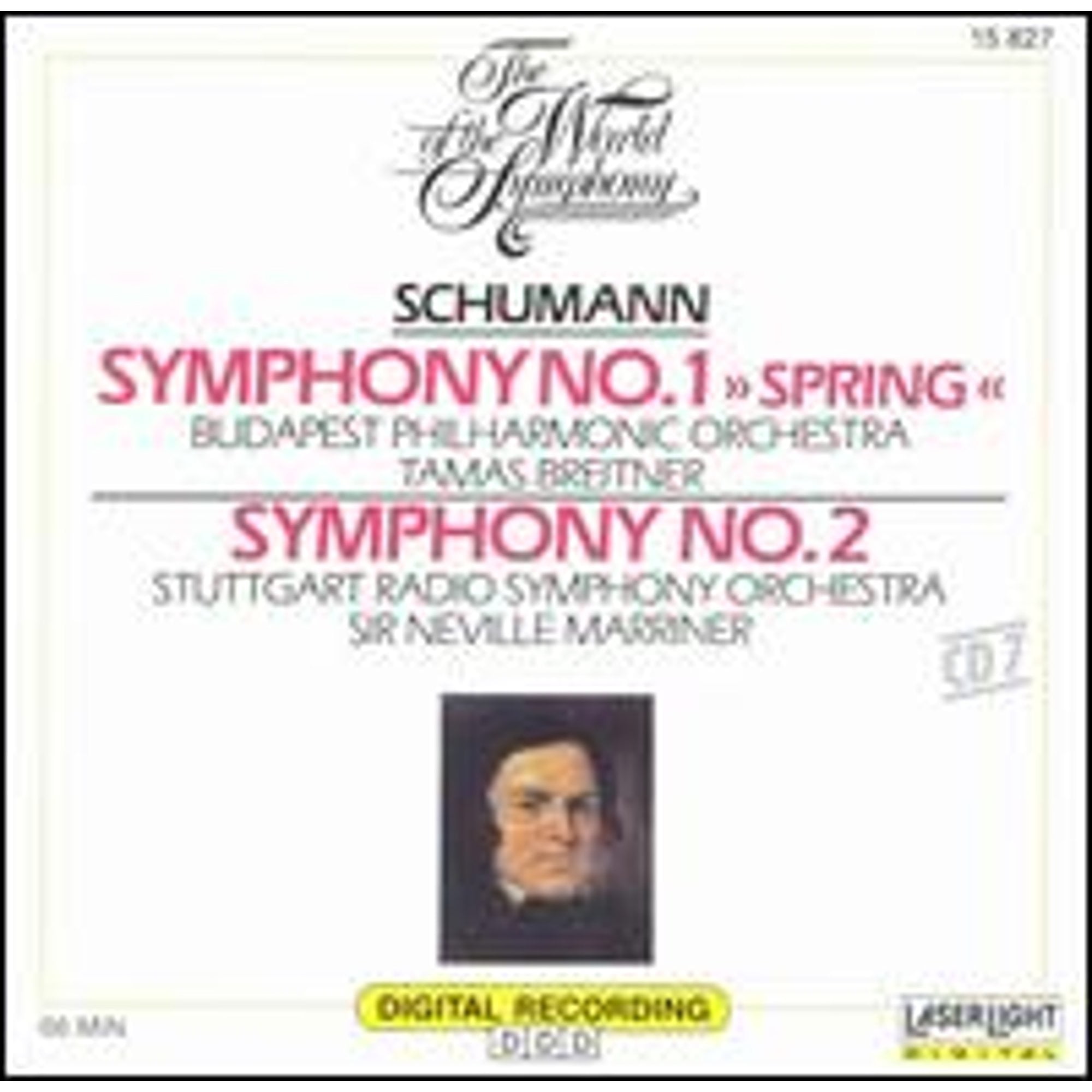 Schumann: Symphonies Nos. 1 ("Spring") & 2 (CD) by Budapest ...