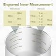 UYWGF-1PCS 3/4Cup (180ml, 6oz) Single Measuring Cup, Etched Inner Scale ...