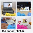 Printable Sticker Paper for Inkjet Printer - 10 Sheets Matt Sticker ...