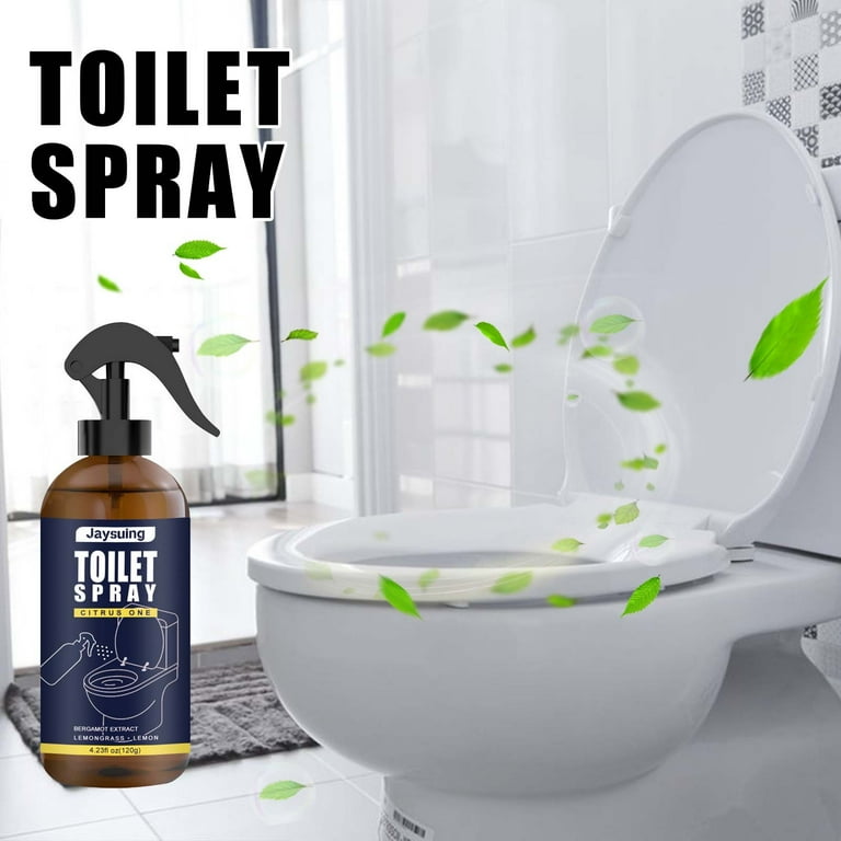 Toilet Spray 4Oz Odor Eliminating Air Freshener Spray Bathroom Air Refresh Odor Eliminator Spray