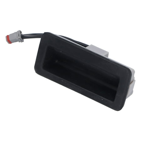 Qiilu Number Plate License Plate Frame Rear Tailgate Door Release ...