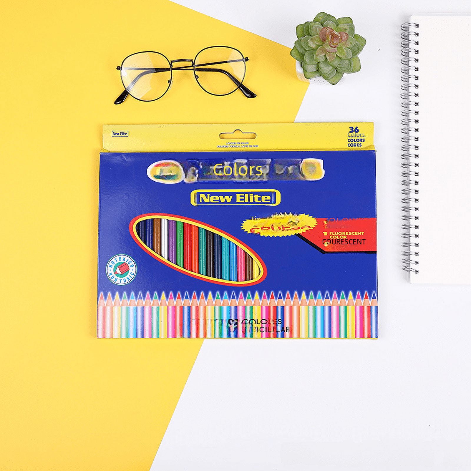 Juego de lápices de colores 12/18/24/36 para niños, estudiantes de ...