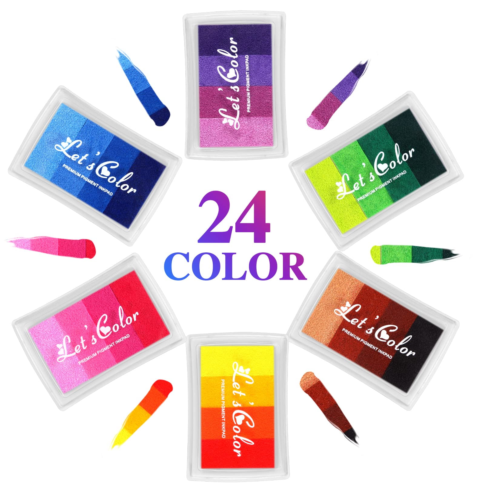 stamp pad set fingerprint stamp pad for card making, stamps, paper ...