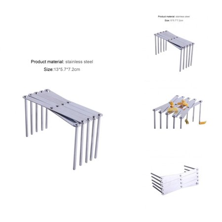 Pot Lid Rack Extendable Foldable Multipurpose Space-saving Utensils ...