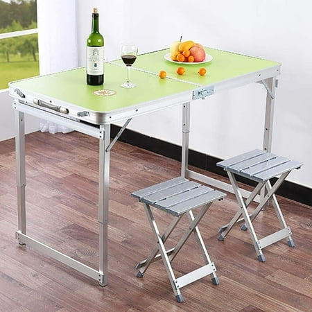 Table Portable Folding Table Wooden Medium Density fiberboard Table for ...