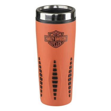 Harley-Davidson 16oz Stainless Steel Travel Mug, Double-Wall with ...