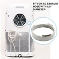 5.9 inch Portable Air Conditioner Exhaust Hose Coupler Window Adapter A ...